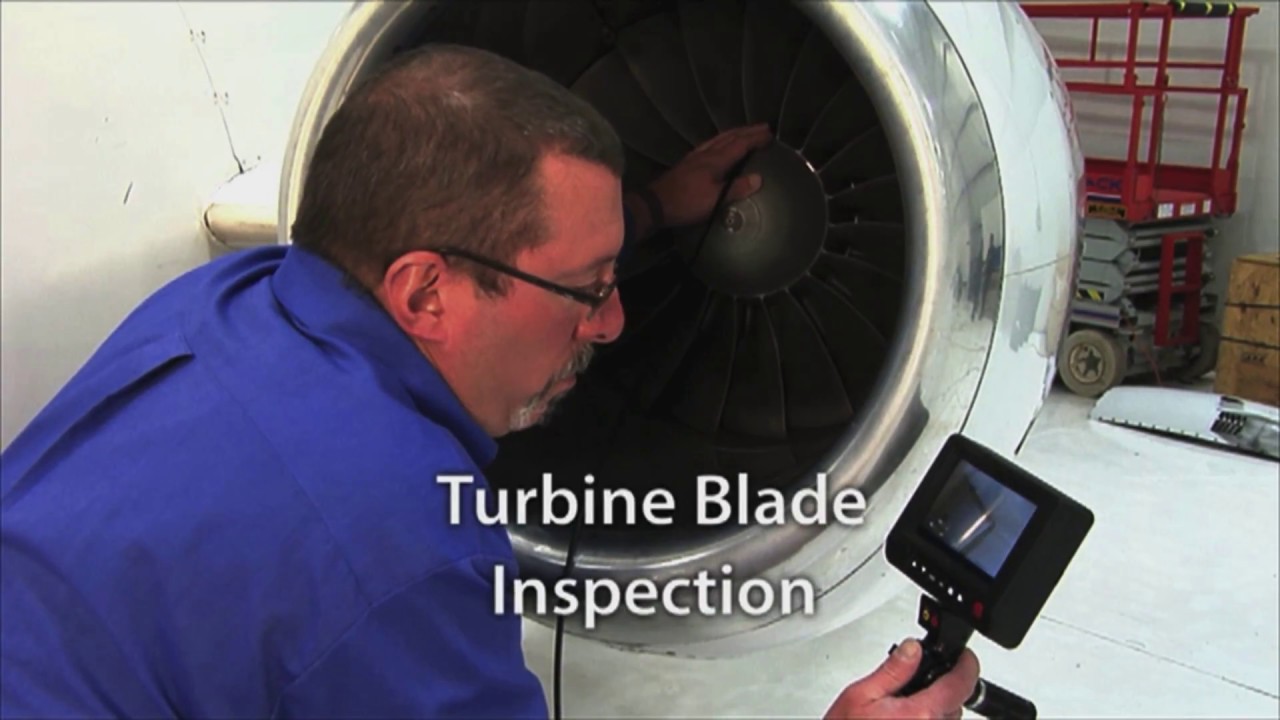 Aircraft Service & Maintenance with Hawkeye® V2 Video Borescopes - YouTube
