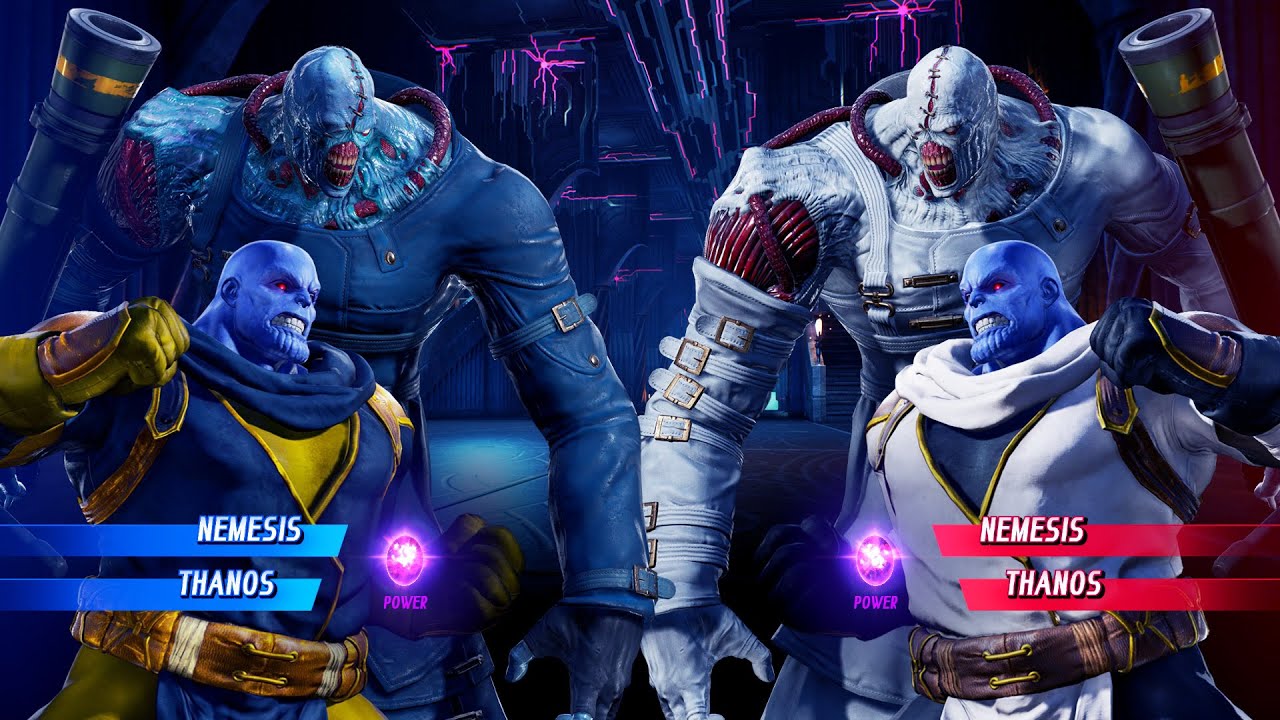 Nemesis & Thanos vs Nemesis & Thanos (Very Hard) - Marvel vs Capcom ...