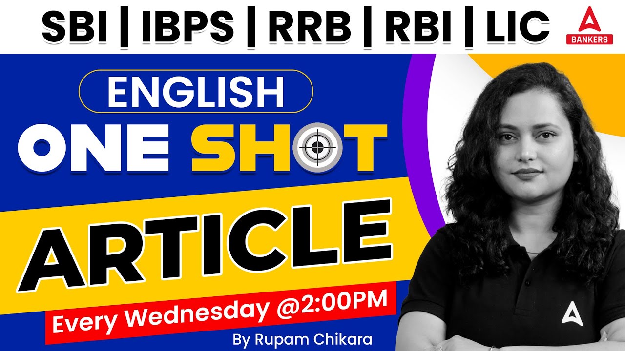 Article Writing in One Shot | English Articles Grammar | SBI | IBPS ...