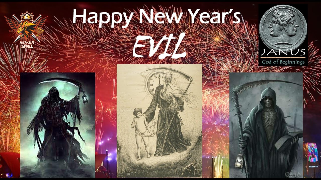The Truth About New Year's Day Grim Reaper, Janus, Cronos, Pagan Gods ...