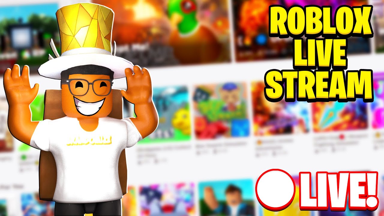 🔴 - Roblox LIVE! Playing Games with Viewers! - YouTube