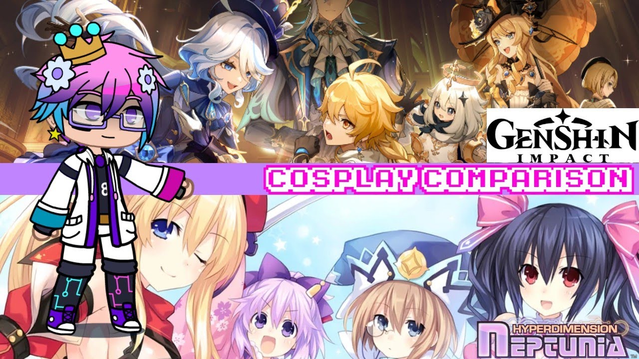 COSPLAY COMPARISON | Hyperdimension Neptunia vs Genshin Impact - YouTube
