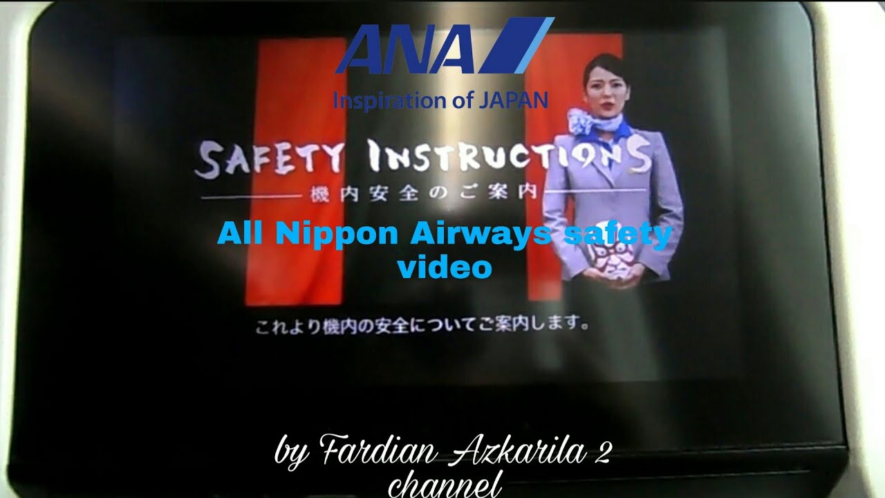 ANA Flight Safety Video (With Indonesian Subtitle) - YouTube
