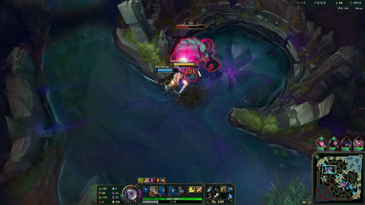 Patch 9.24 Rengar vs Kayn 42 kills in 41 minutes Diamond 2 SoloQ - YouTube