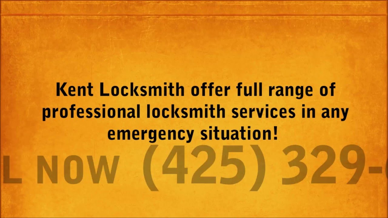Kent Locksmith Service » 24 Hour Locksmith Kent WA - YouTube