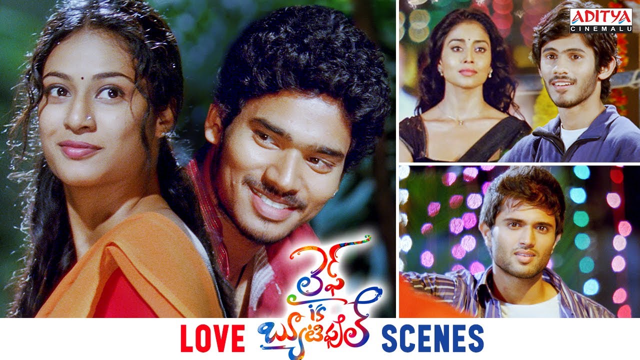 Life Is Beautiful Love Scenes | Vijay Devarakonda | Abhijeet | Shriya Saran | Amala Akkineni ...