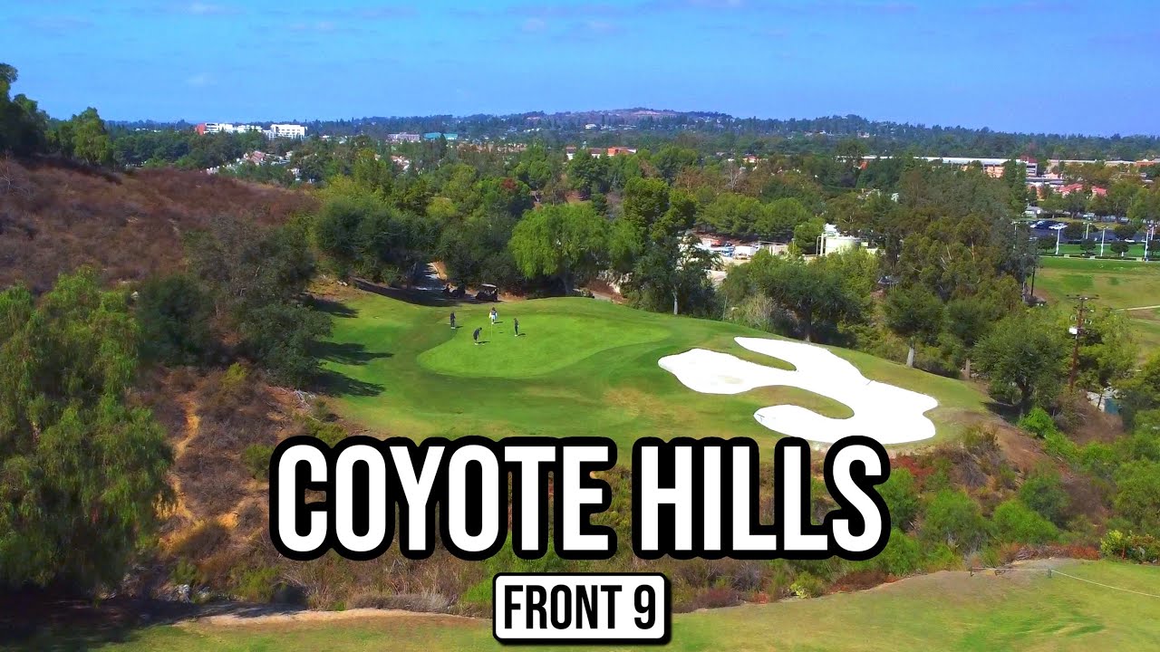 CLAUSTROPHOBIC Canyon Golf | Coyote Hills FRONT 9 with Flyovers - YouTube