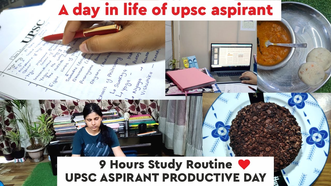 UPSC Aspirant 9-hour Study vlog | Study Motivation #upsc_motivation # ...