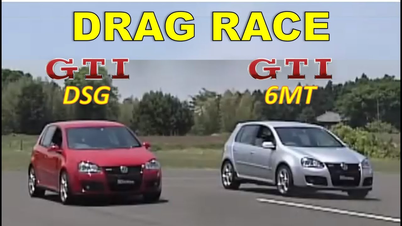 Drag Race #36 | Volkswagen GOLF GTI DSG vs GTI 6MT - YouTube