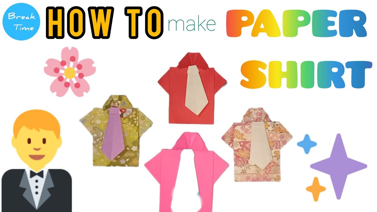 HOW TO Make PAPER SHIRT PAPER FOLDING CRAFT EASY Learning For KIDS how-to-make-paper-shirt-paper-folding-craft-easy-learning-for-kids
