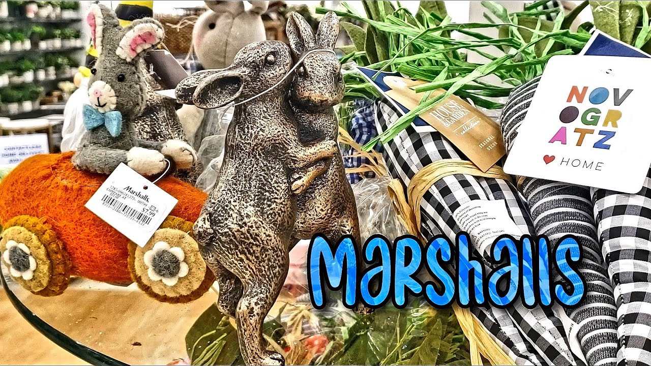 EASTER DECOR 2O21 MARSHALLS • COME WITH ME - YouTube