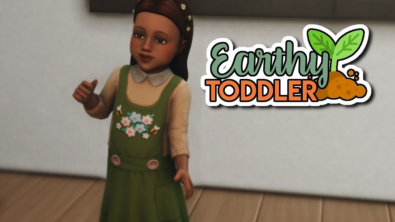 EARTHY TODDLER 🪴 + CC LINKS // The Sims 4: Create-A-Sim - YouTube