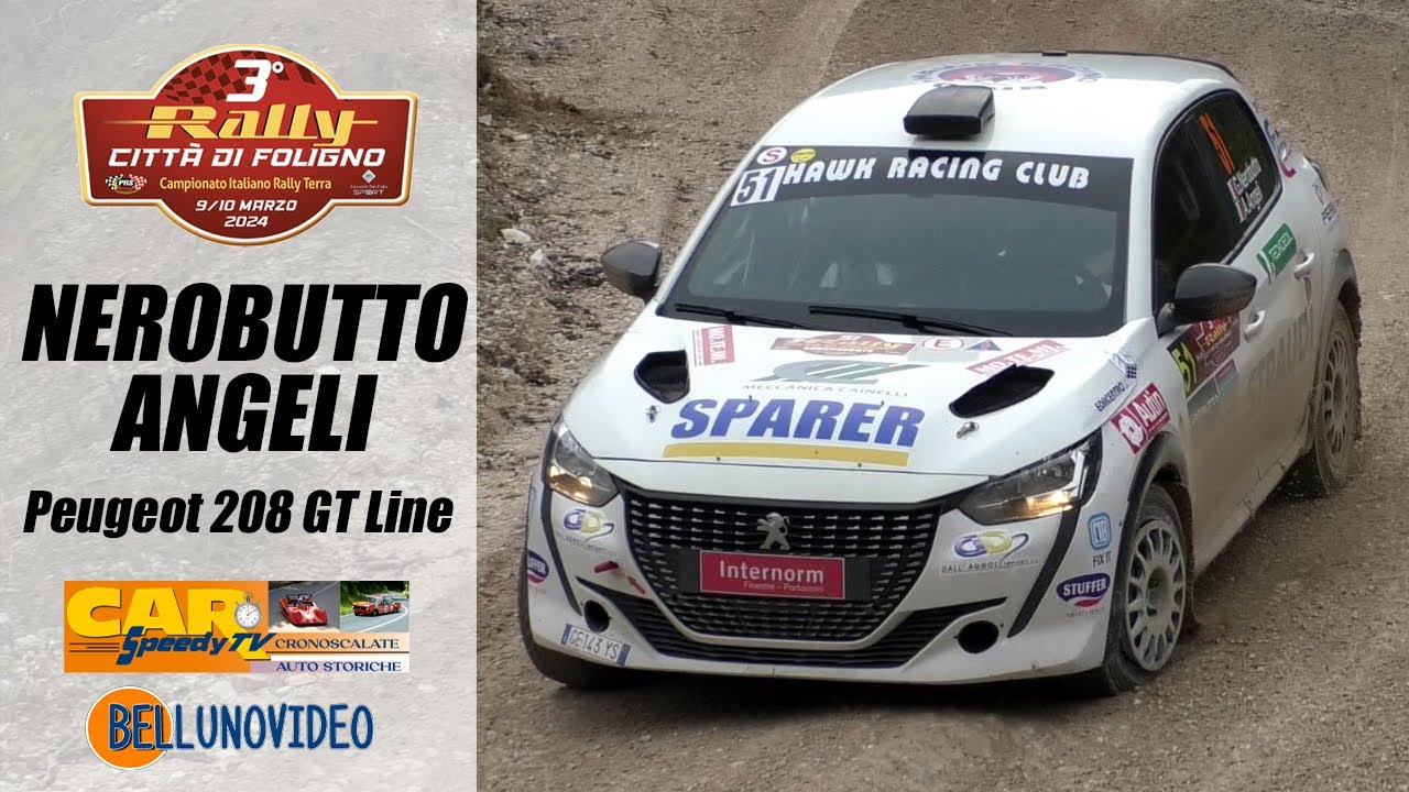 Rally città di Foligno 2024 || Geronimo Ermanno Nerobutto - Alessio ...