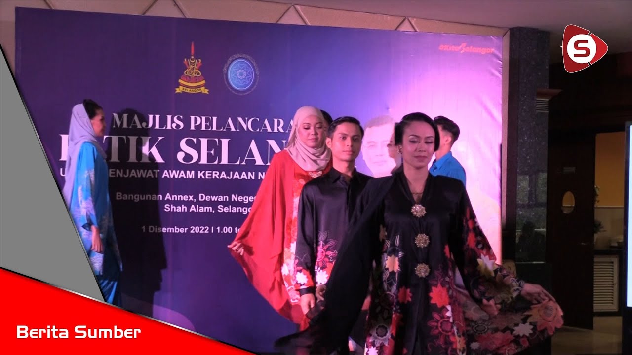 MB Lancar Batik Selangor, Motif Bunga Tanjung Jadi Lambang Negeri - YouTube