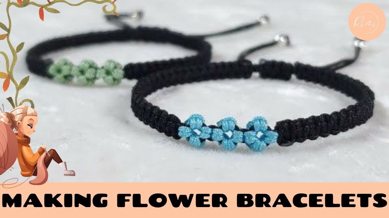 How to Make Flower Bracelets: DIY Floral Bracelet Tutorial | Easy Step ...