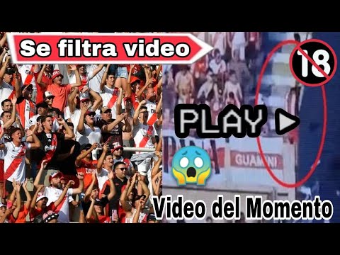Filtran video cae hincha de River, momento exacto, video de la caida hincha de River, muere hincha