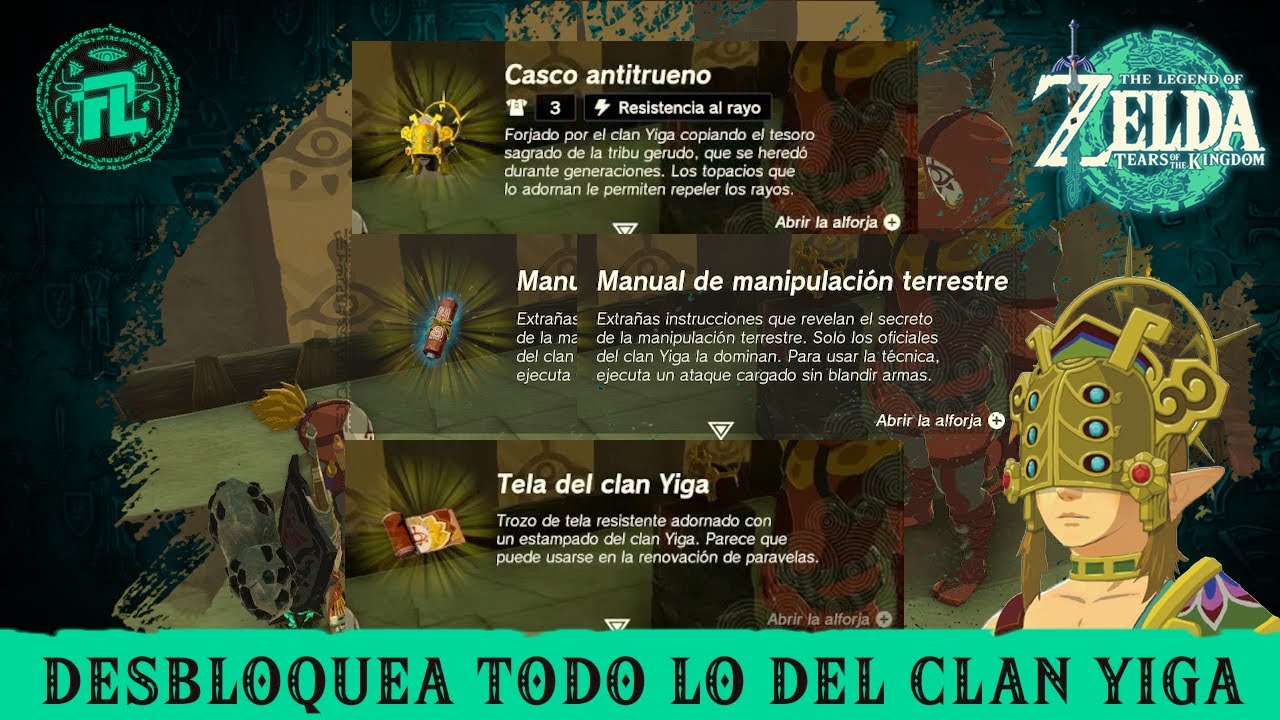 Guia Como Conseguir El Poder Del Clan Yiga Y Casco Del Anti Trueno