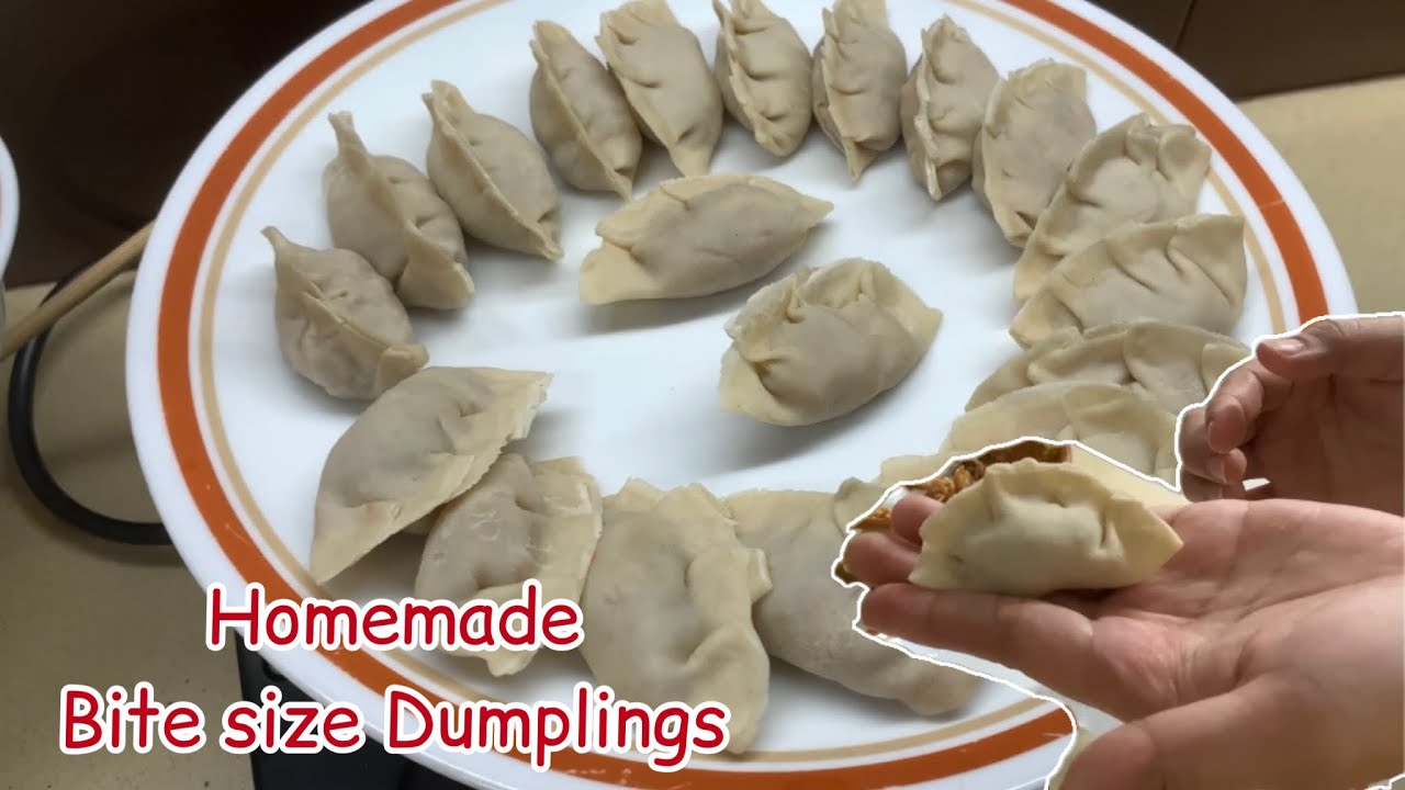 HOMEMADE BITE SIZE DUMPLINGS - YouTube