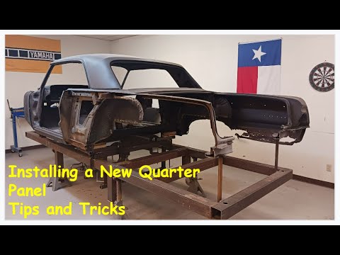 1964 Impala SS Restoration Part 10 - How to Install a Quarter Panel: First Step + Tips and ...