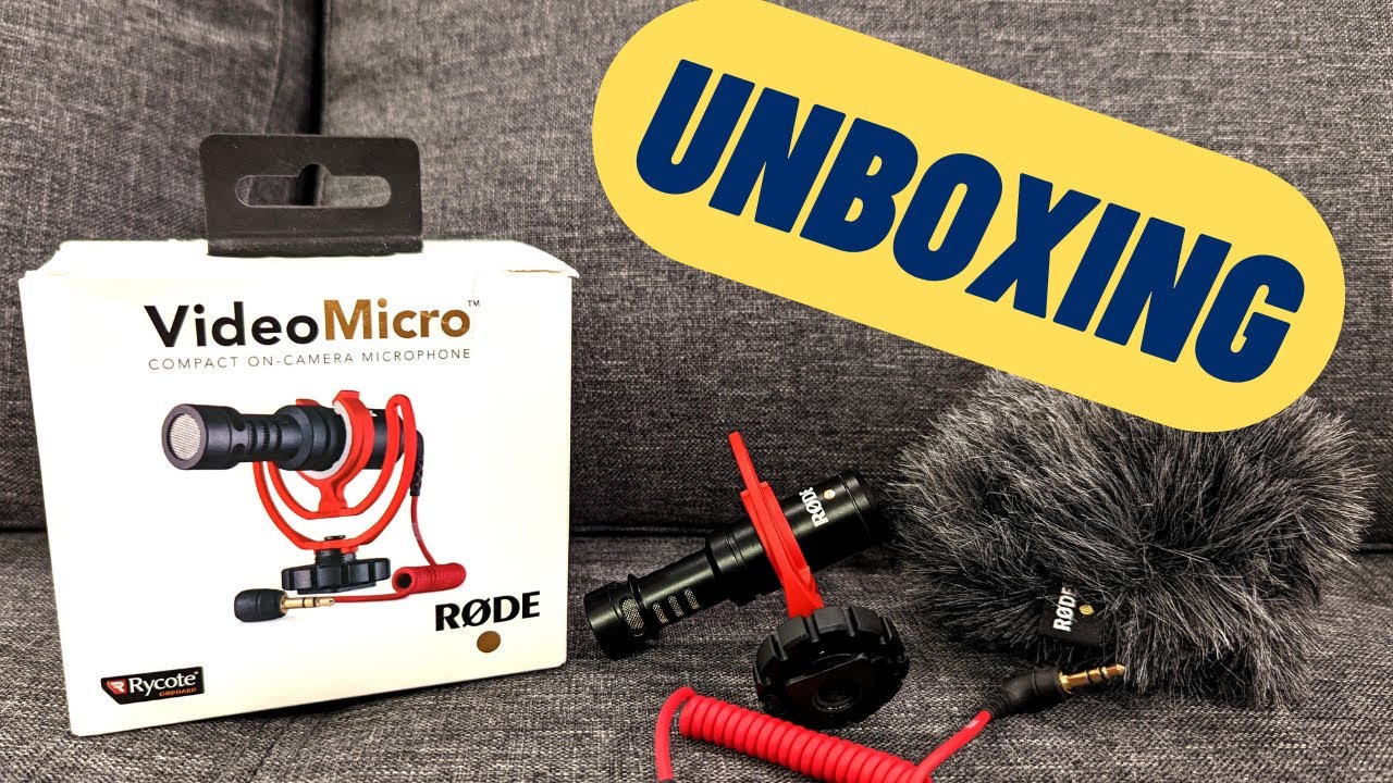 Rode VideoMicro Unboxing - Authentic - Box Contents Highlighting - YouTube
