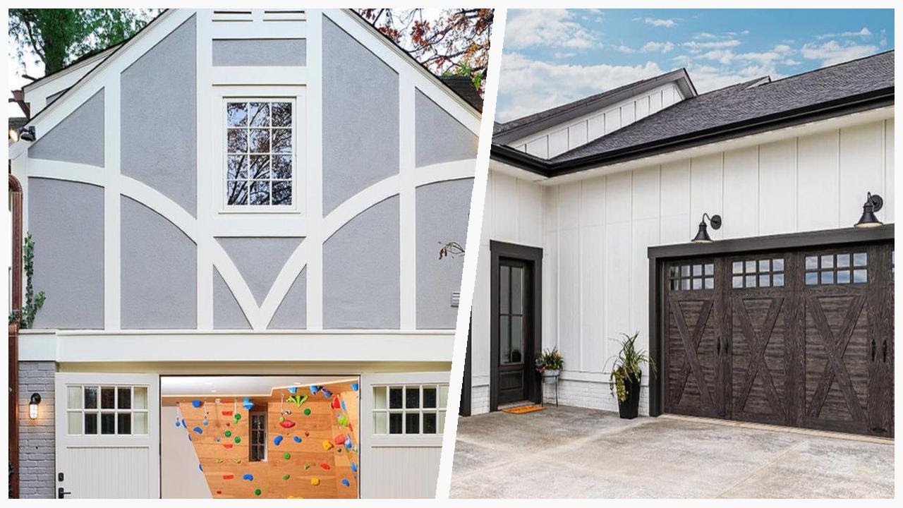 75 Large White Garage Design Ideas You'll Love ☆ - YouTube