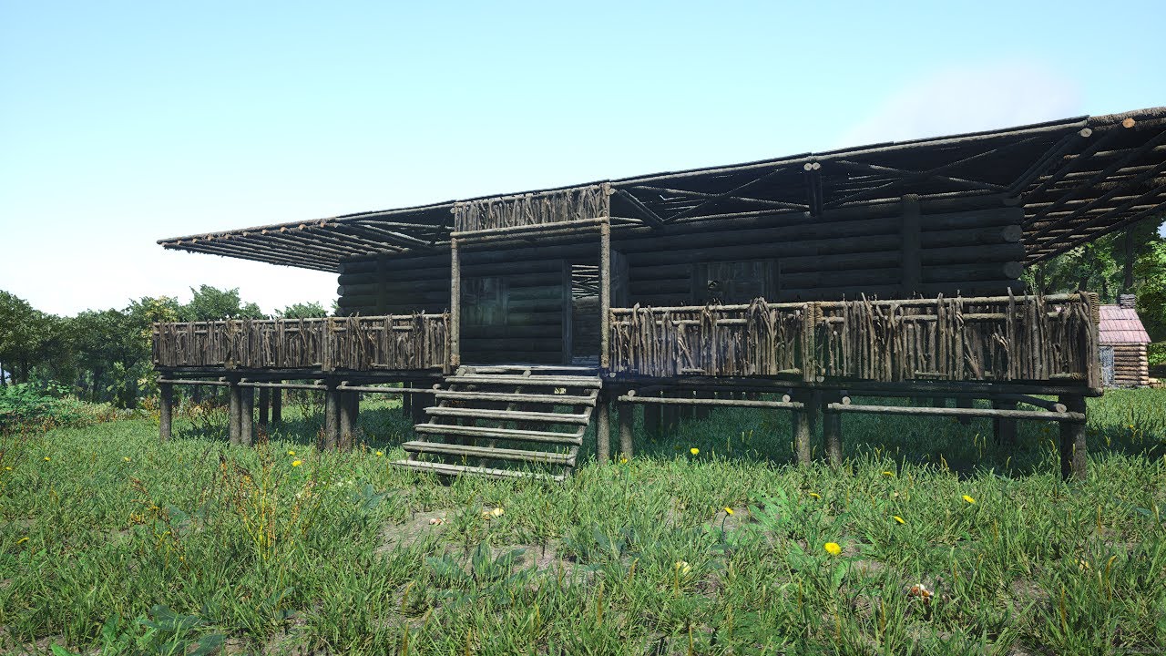 Scum S2E18 - Building the second story of our cabin! - YouTube