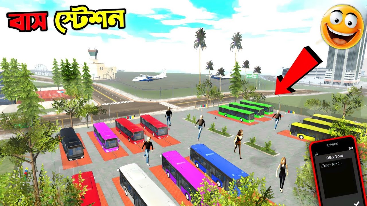 I Create New Bus Stand (নতুন বাস স্টেশন)In Indian Bikes Driving 3D🤩 ...