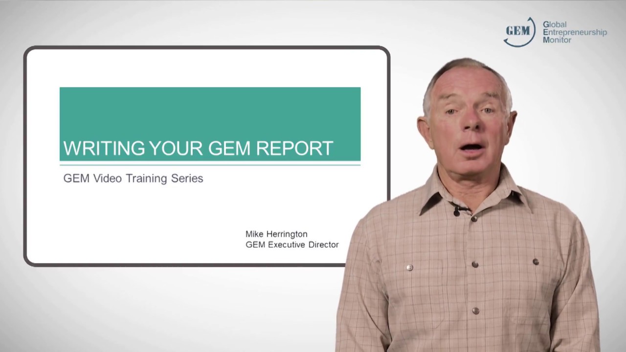 GEM Video Training Series: Writing your GEM Report - YouTube