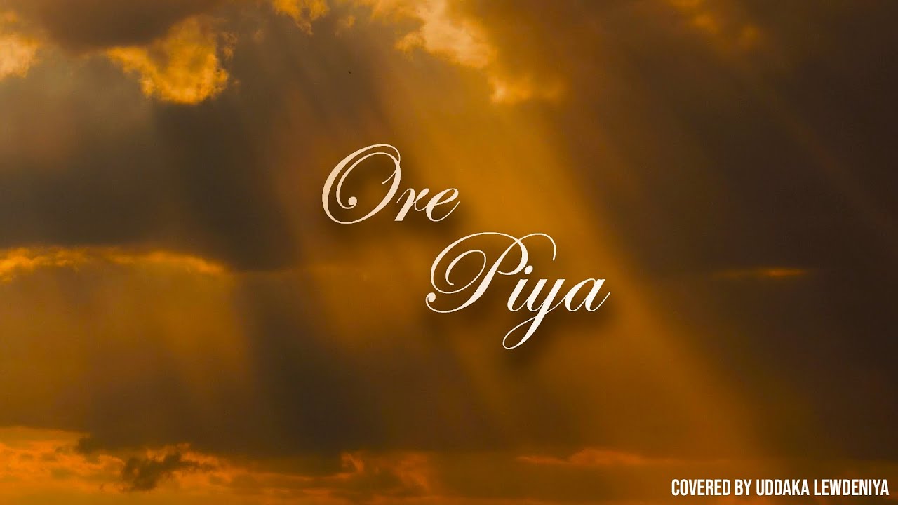 Ore piya | Short cover - YouTube