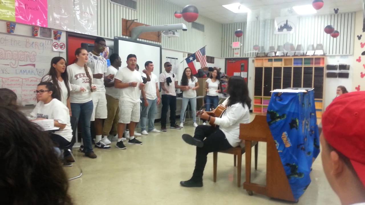 Varsity Choir from B.F. Terry High School sings part 2 - YouTube