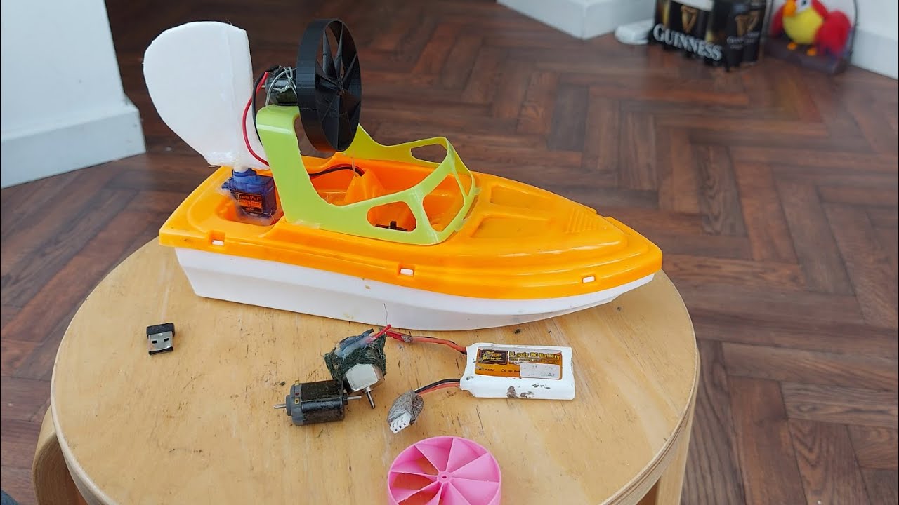 That escalated quickly 🤔 Air Boat Fan Boat for Puddles - YouTube