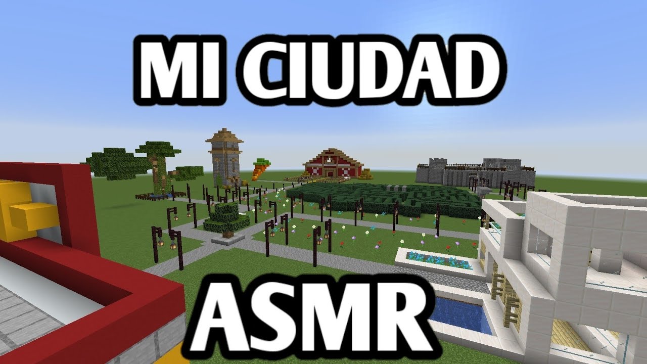 TOUR por MI MUNDO MINECRAFT CREATIVO 🏠 ASMR RELAJANTE 💤 - YouTube