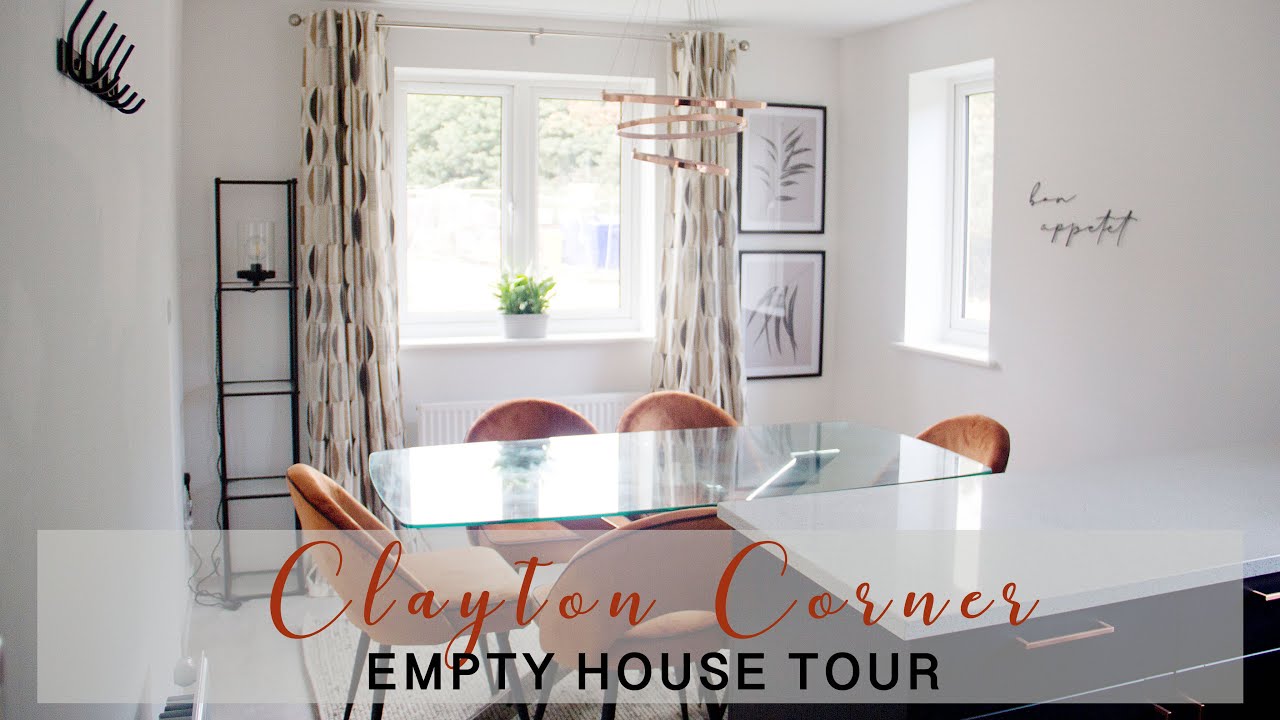 Clayton Corner Empty House Tour (new build 3 bed detached home from ...