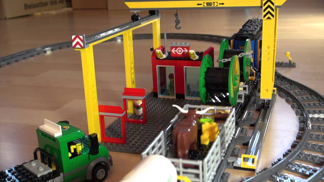 LEGO® Train speed build and first drive! LEGO® 60052! - YouTube