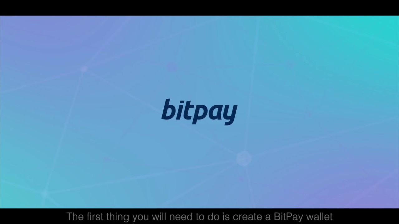 How to create BitPay wallet - YouTube