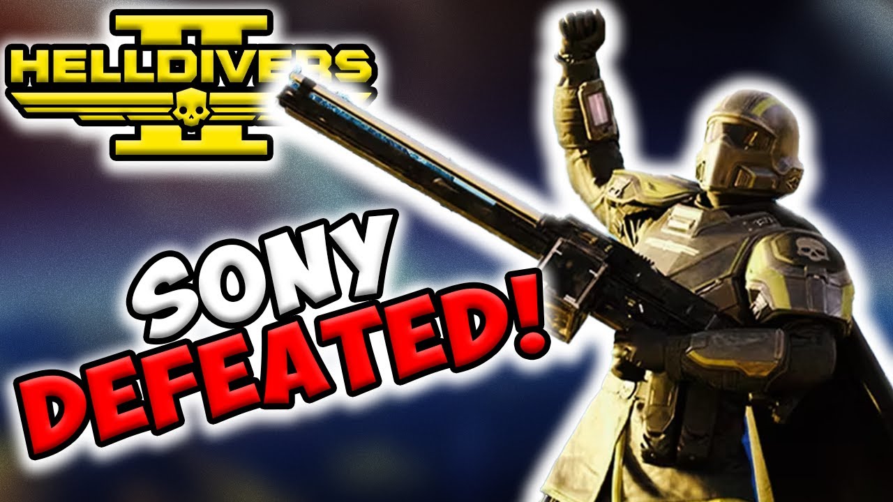 Helldivers 2 - The Players have WON! Sony defeated! - YouTube