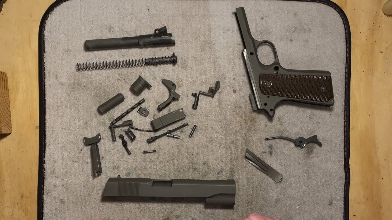 M1911 Detail Strip & Reassembly *Without Tools* - YouTube