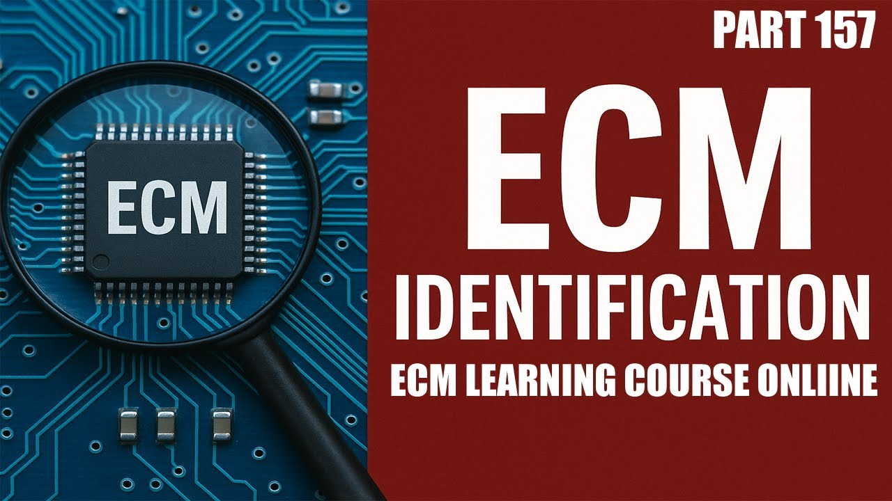 How to Identify ECM /how to check ECM number. identify car Ecm easily ...