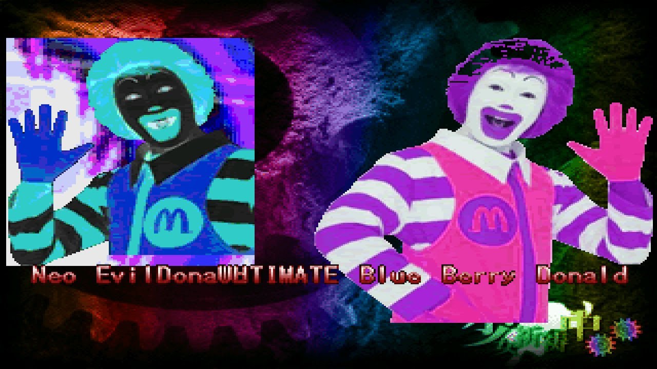 [MUGEN] Team Neo Evil Donald VS Team Ultimate Blue Berry Donald - YouTube