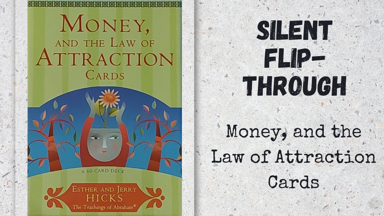 Money, and the Law of Attraction Cards | Silent Flip-Through - YouTube