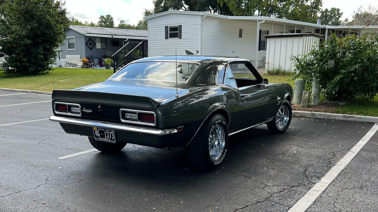 Hurricane Ian out for a drive in the 68 Camaro - YouTube