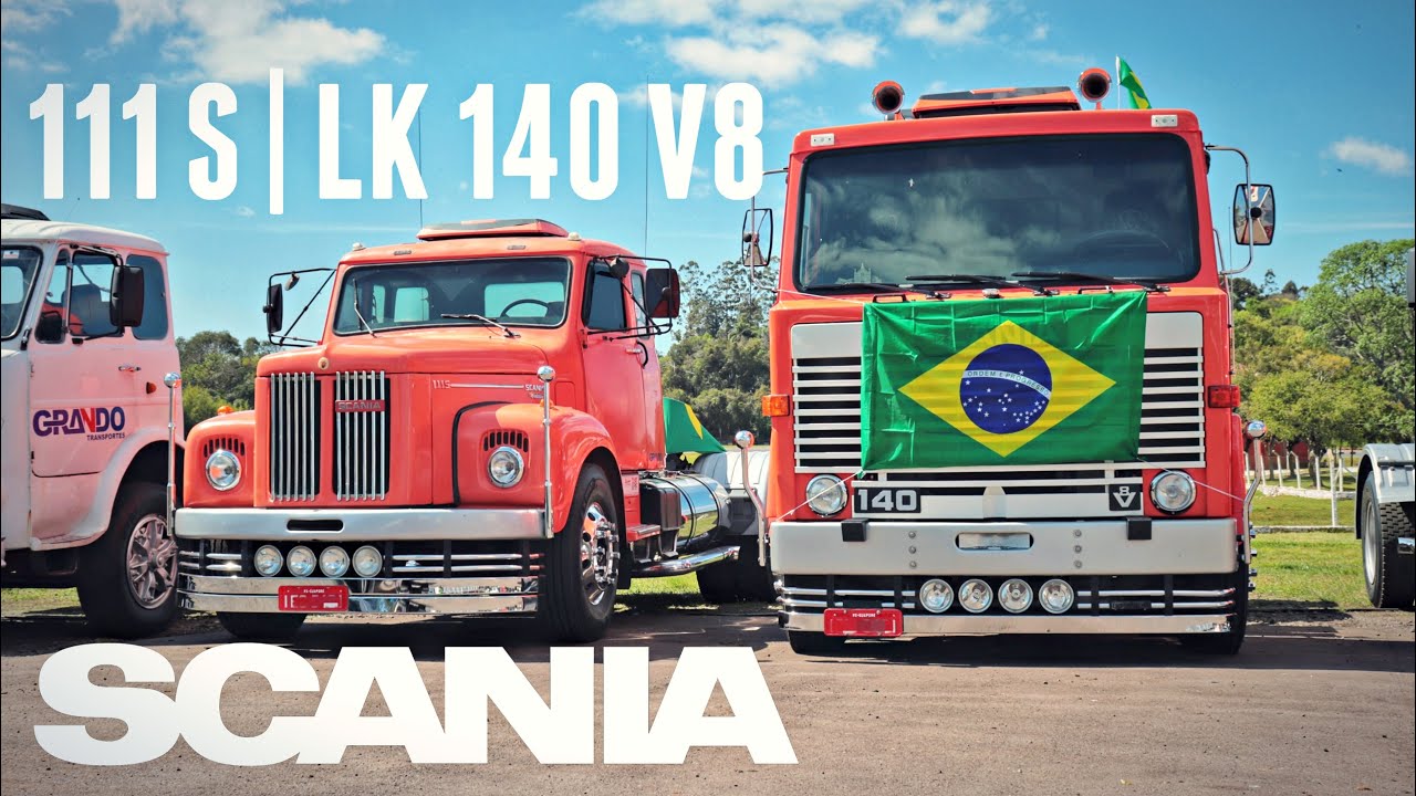 SCANIA 111 S & LK 140 V8 - Encontro de Caminhões Clássicos e Antigos em ...