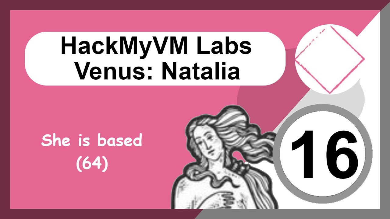 HackMyVM - Venus CTF labs - Level 16: Natalia - Base64 Decoding - YouTube