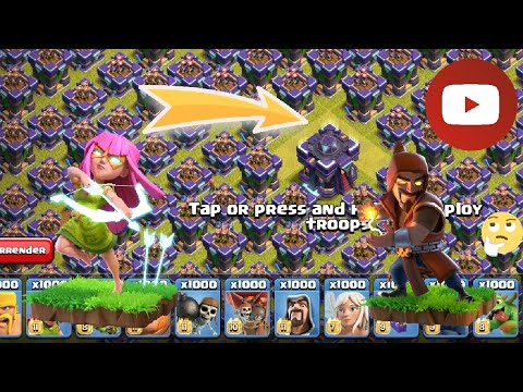 clash of clans 🤯super archar👿 and super wizard 👍 like and subscribe ...