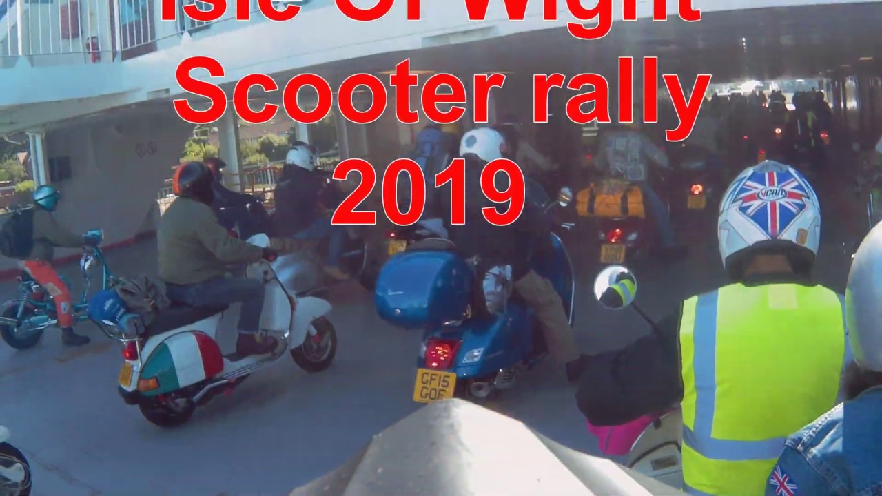 Isle of Wight Scooter Rally 2019 - YouTube