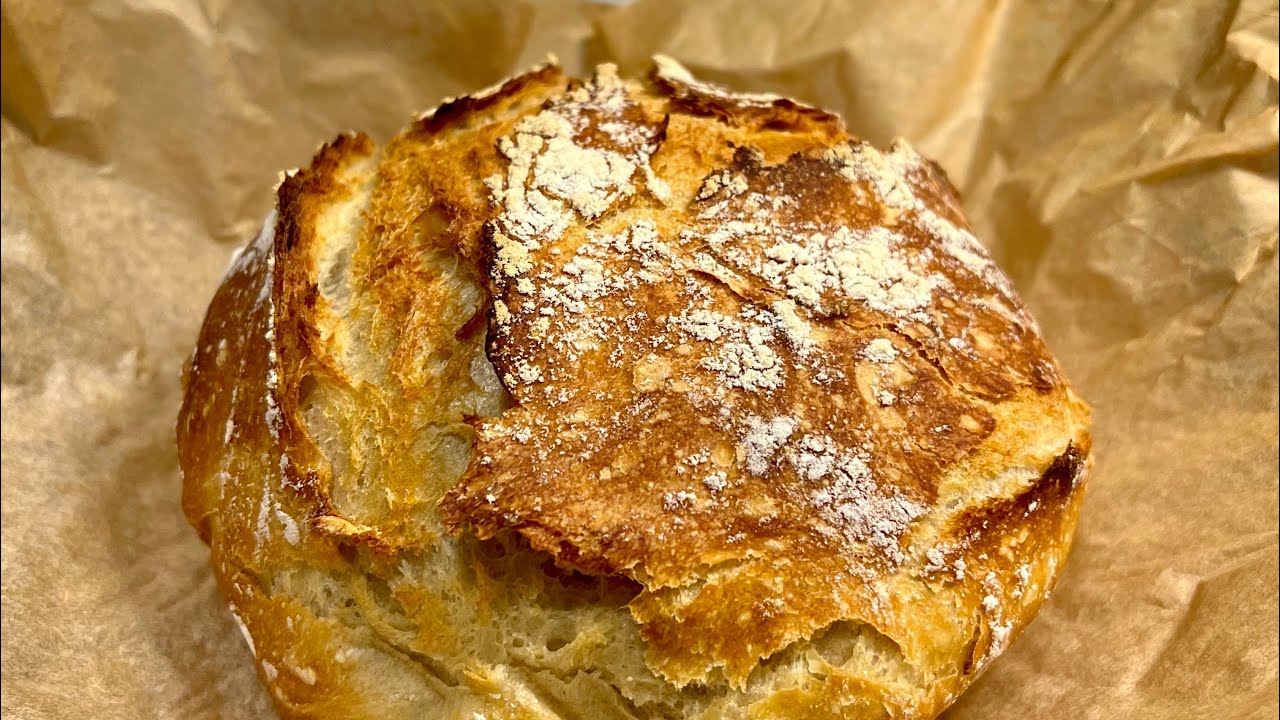 Now I only make homemade bread like this!no knead bread FAST - YouTube