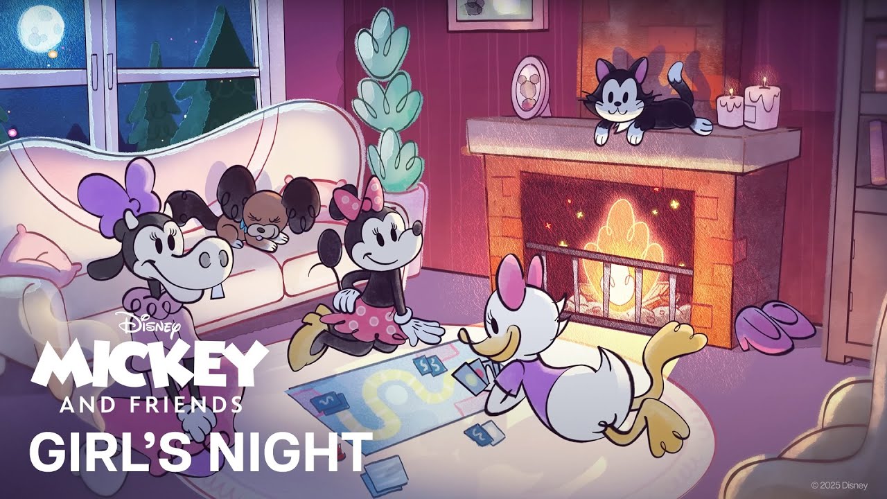 Mickey & Friends "Girl's Night In" | LoFi | Disney - YouTube