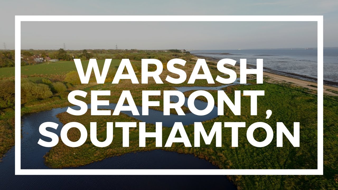 Warsash Seafront | Beach and Spit | 4K | DJI Phantom | Drone Video ...