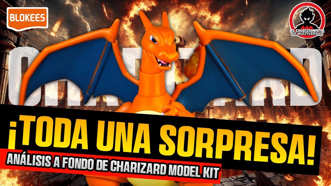 🔥 CHARIZARD POKÉMON MODEL KIT BLOKEES review y montaje en Español! # ...