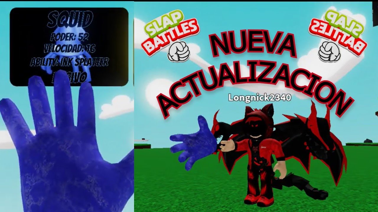 Como CONSEGUIR el Squid Glove | NUEVA ACTUALIZACIÓN de Slap Battles ...